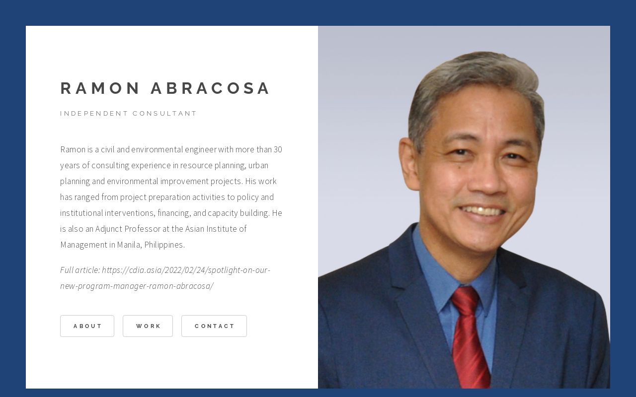 Ramon P. Abracosa, PhD